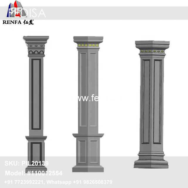 Concrete Porch Pillars Square Pillar Pop Design Rectangular Pillar Design